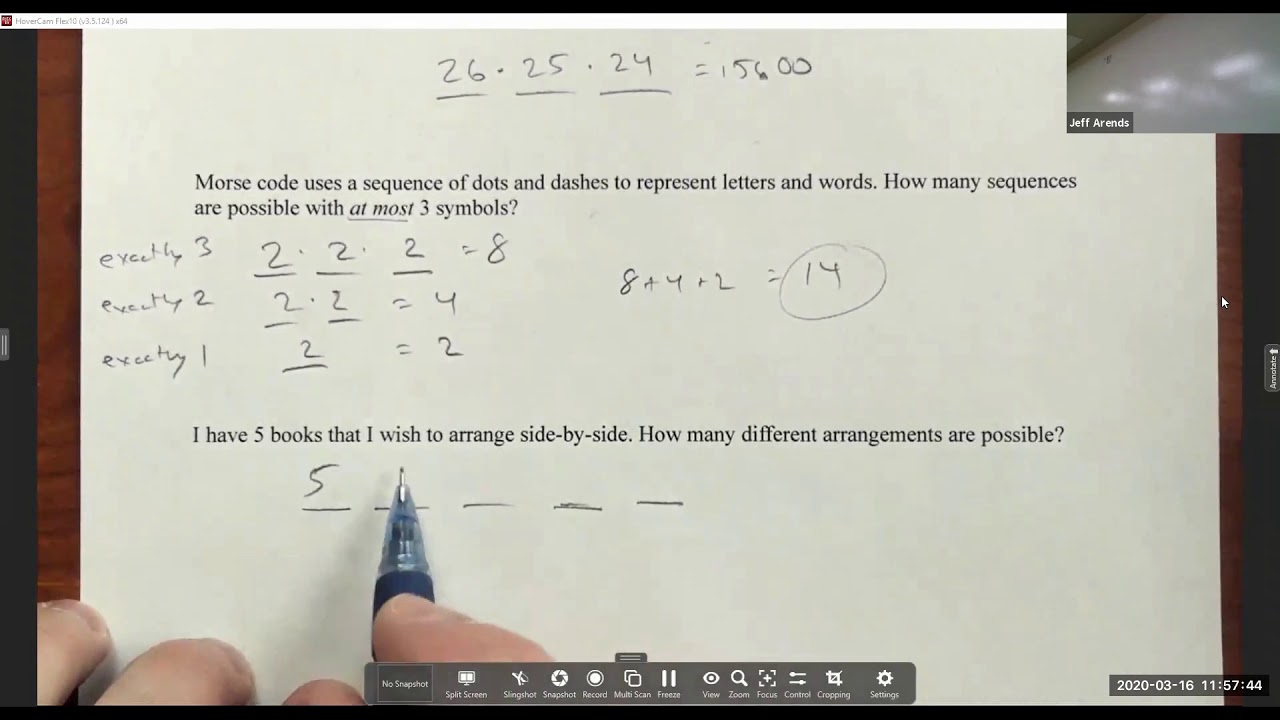 8.1 Multiplication Principle - Example 2 - YouTube