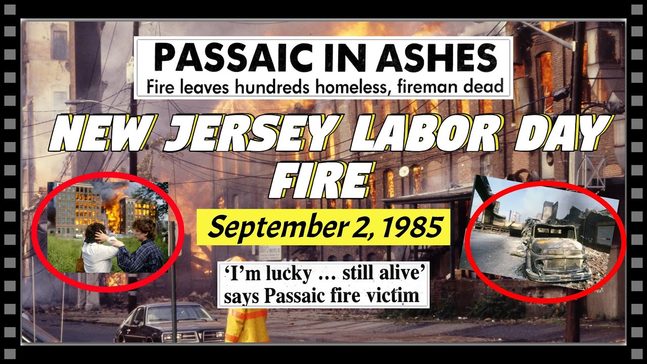 Passaic's Great Labor Day Fire Of 1985. Passaic, New Jersey. {Color ...
