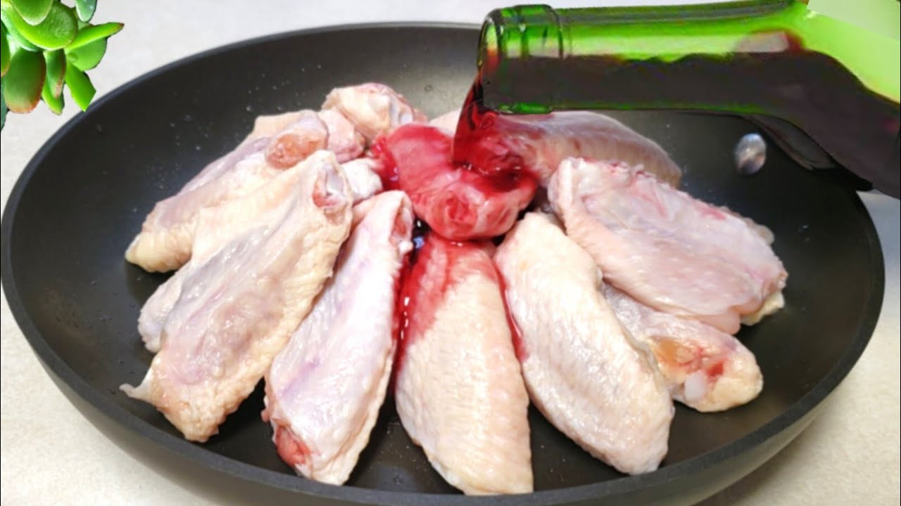 Chicken Wings in Red Wine! Nobody believes you can cook like this at ...