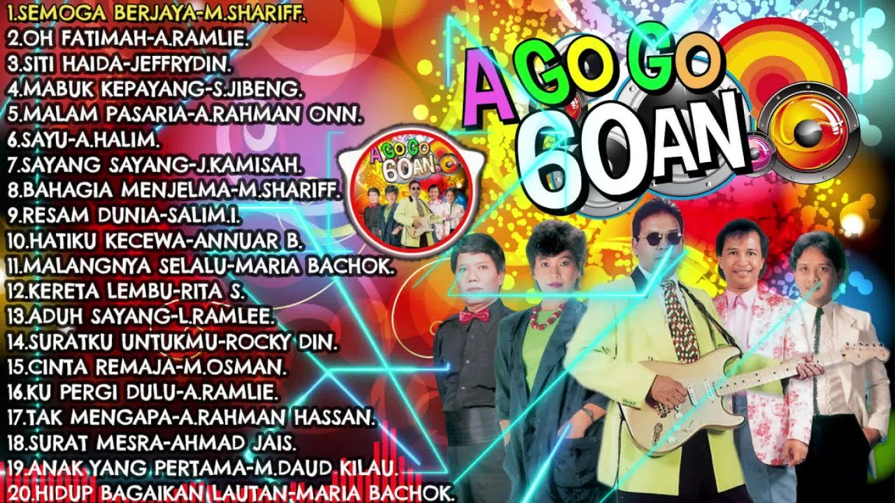 20 LAGU LAGU IRAMA A GO GO 60AN VOL.1 ZAMAN POP YEH YEH - YouTube