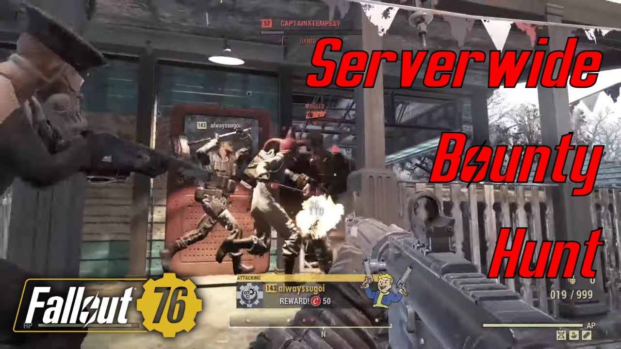 Fallout 76 Workshop PvP Events And Bounty Hunting With The Entire ...