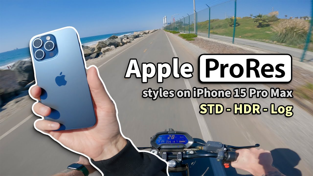 Comparing the different styles of ProRes video recording on the all new ...