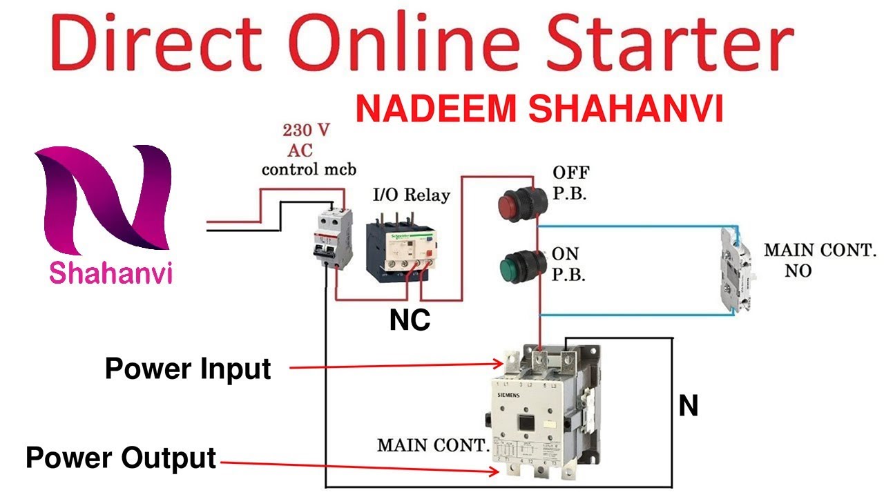 How To Make DOL (Direct Online Starter) In Urdu - हिंदी By Nadeem ...