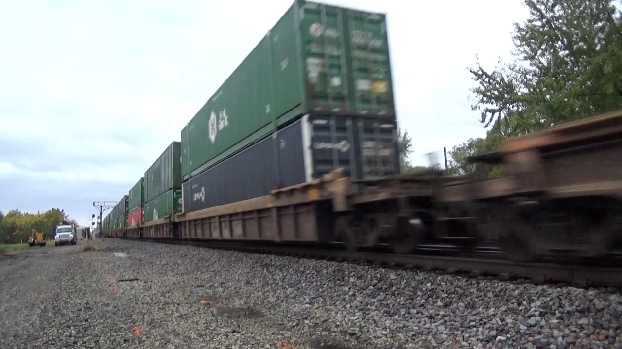 UP 8878 East - Verona, IL - YouTube