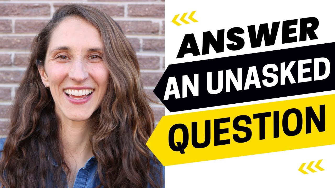 2022 - How to Answer an Unasked Question in English - YouTube