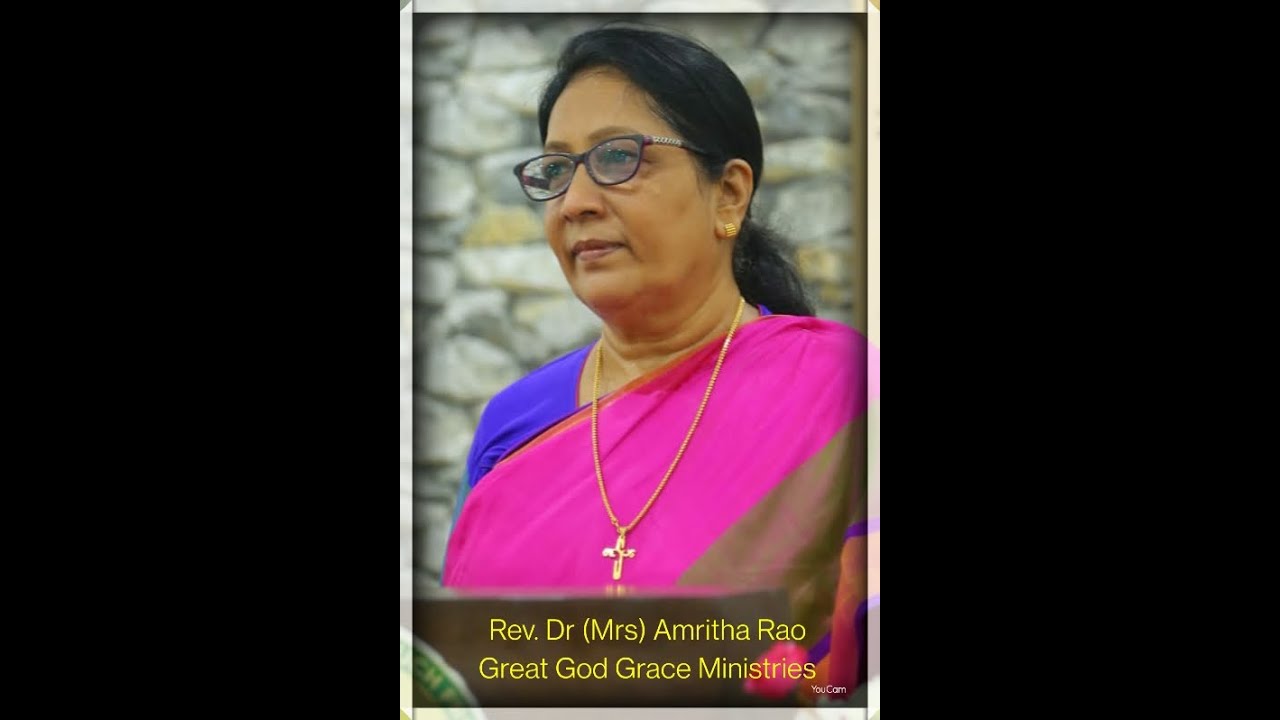 41 Rev Dr (Mrs) Amritha Rao 22 08 20 - YouTube