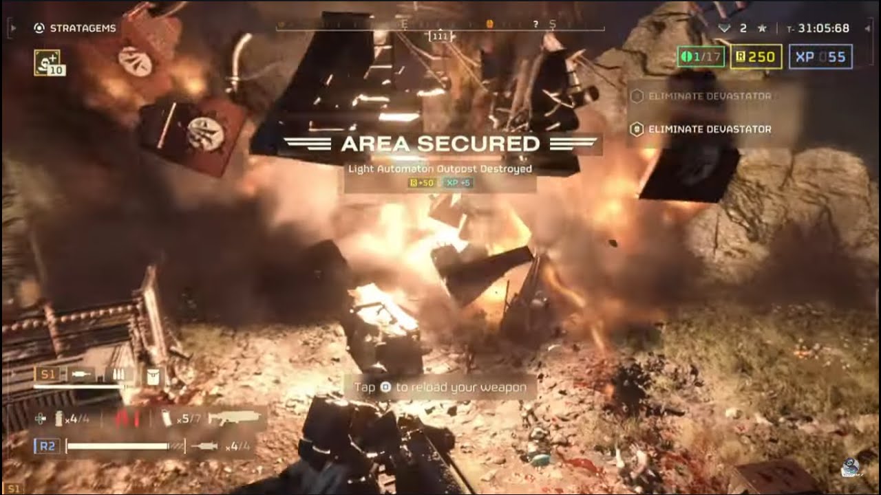 Fearless Actions: Helldivers II Gameplay (PT 2 of 4) - No Commentary ...