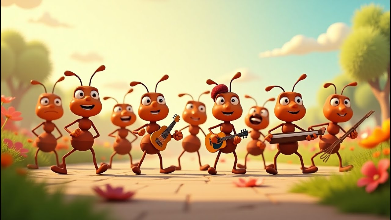 The Ants Go Marching | Nursery Rhymes For kids Songs - YouTube