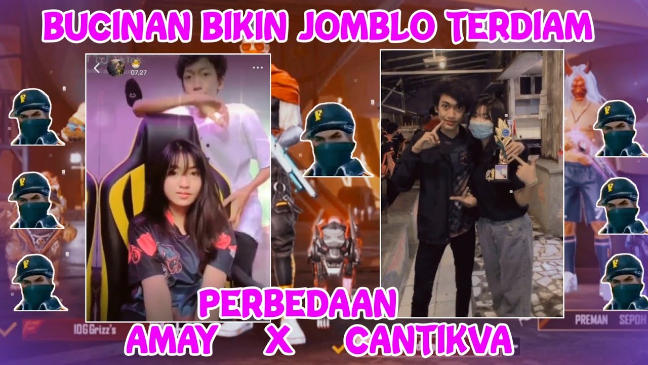 7 PERBEDAAN YANG TIDAK DIKETAHUI SEMUA ORANG 😱 AMAY GT DAN CANTIKVA 1 ...