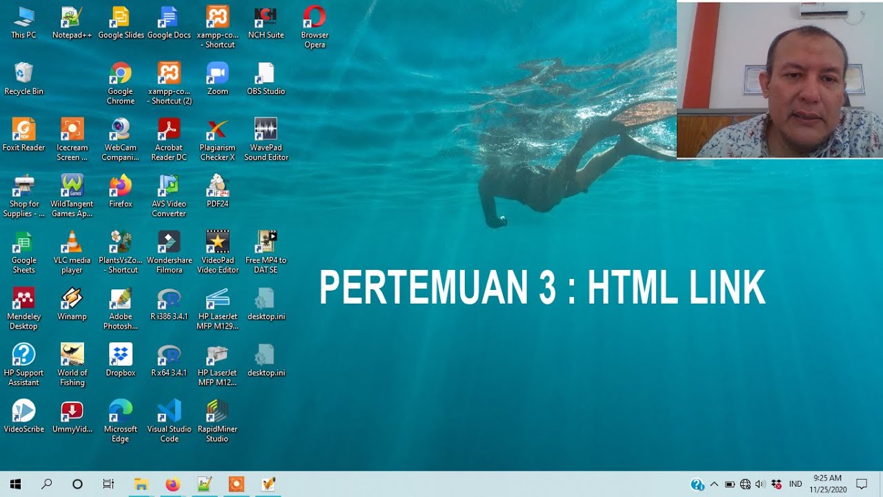 DESIGN WEB DASAR (PERTEMUAN 3) : LINK DI HTML - YouTube
