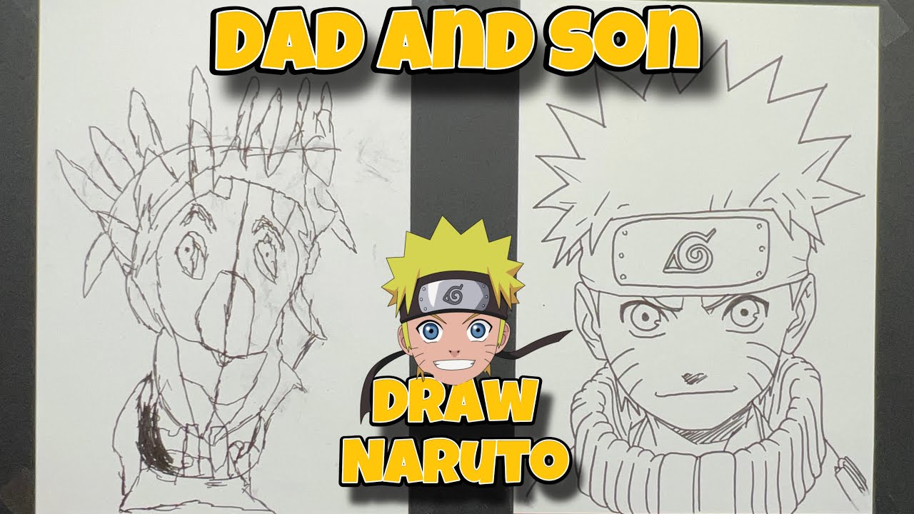 Drawing Naruto With My Son | Naruto | Drawing Tutorial #drawing #naruto ...