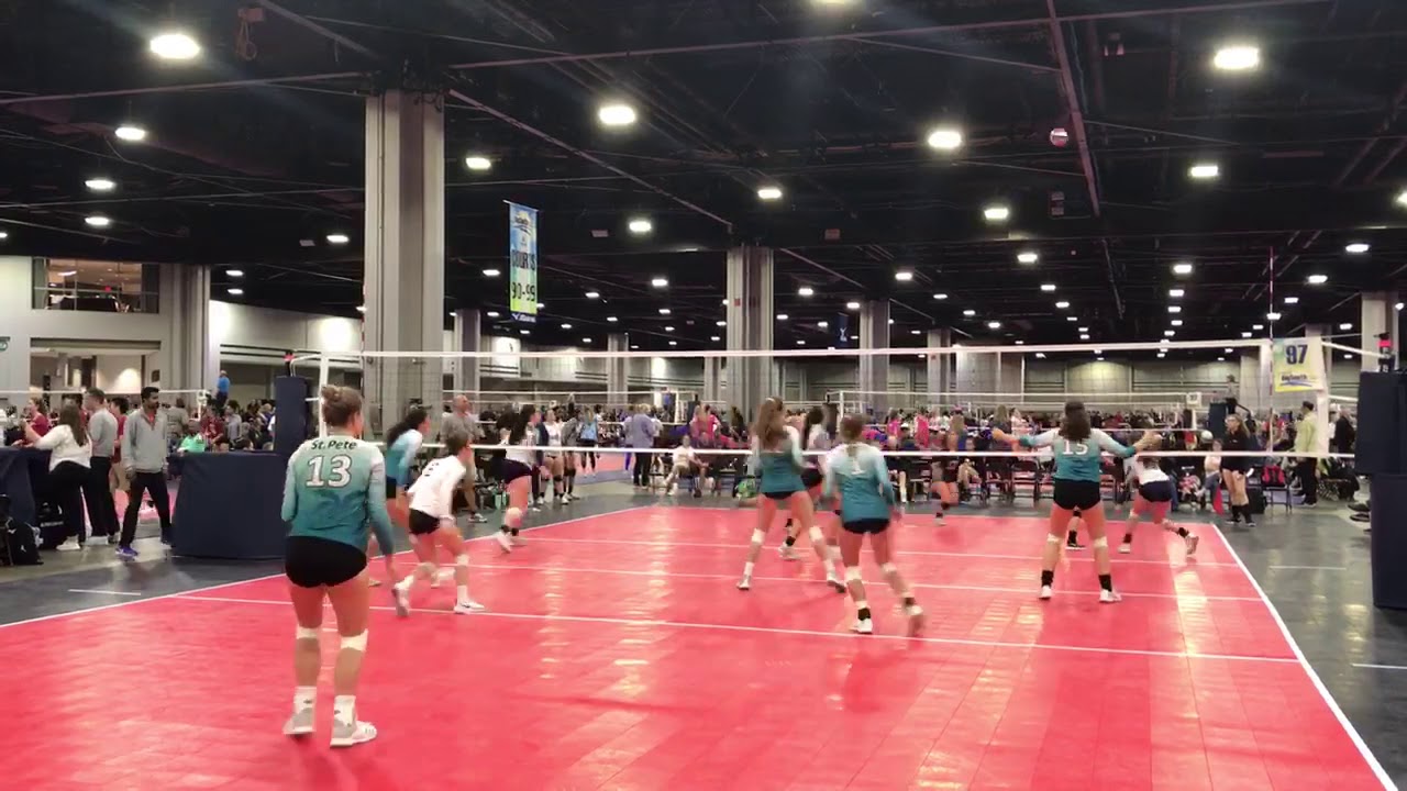 Grace Kiser #13 OH 2021, St Pete Volleyball U16 Teal - YouTube