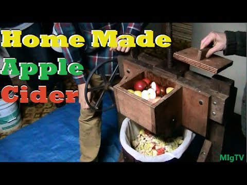 Home Apple Cider Pressing - YouTube