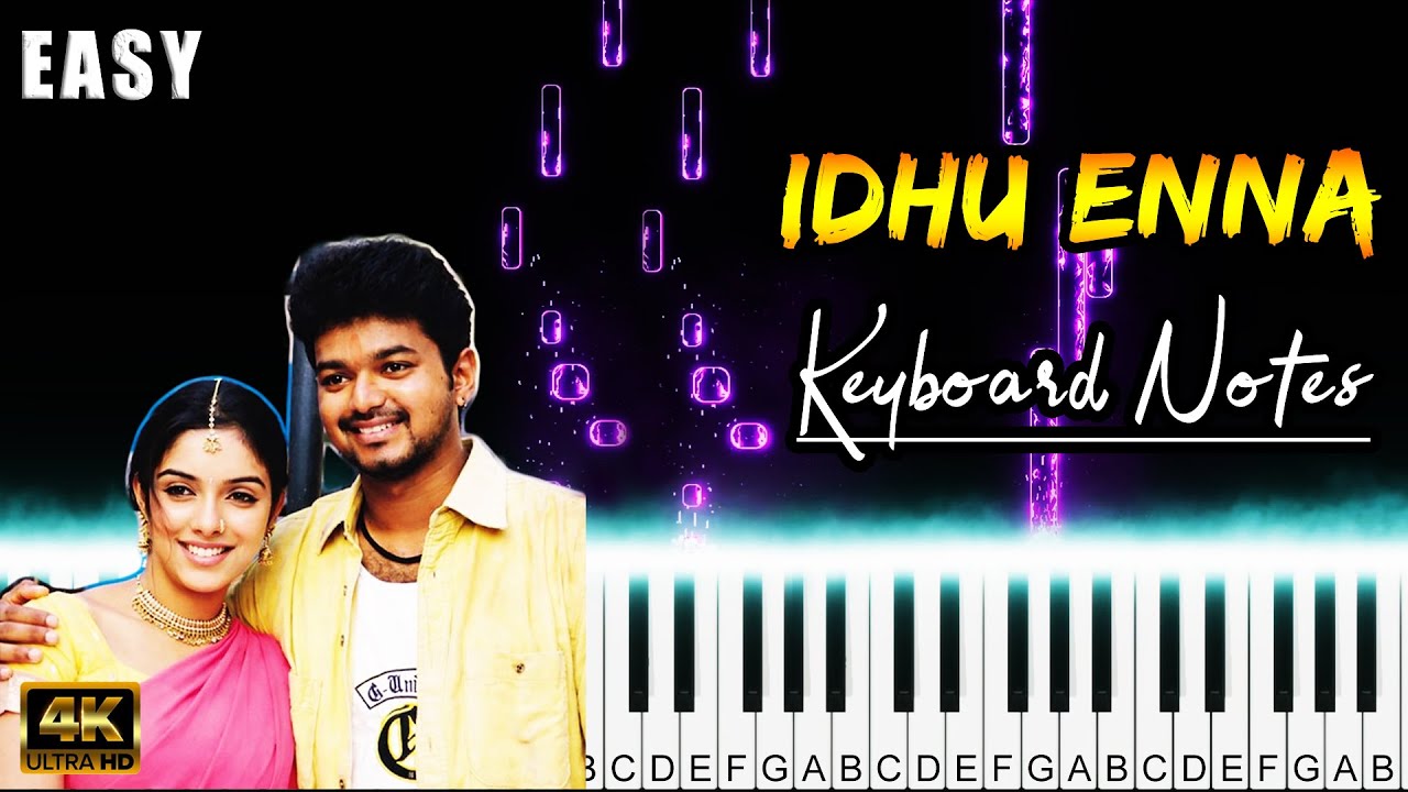 Idhu Enna Keyboard Cover | Piano Notes | Sivakasi | Vijay | Srikanth ...