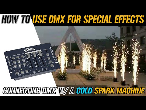 How To Use DMX For Special Effects (DMX with a Spark Machine)