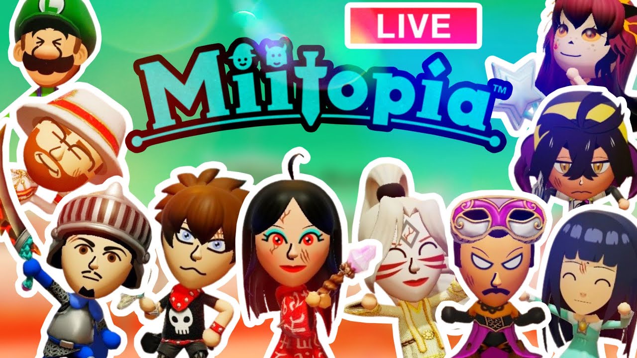 [🔴LIVE] ON CONTINUE LE POST-GAME ! LIVE MIITOPIA #14 - YouTube