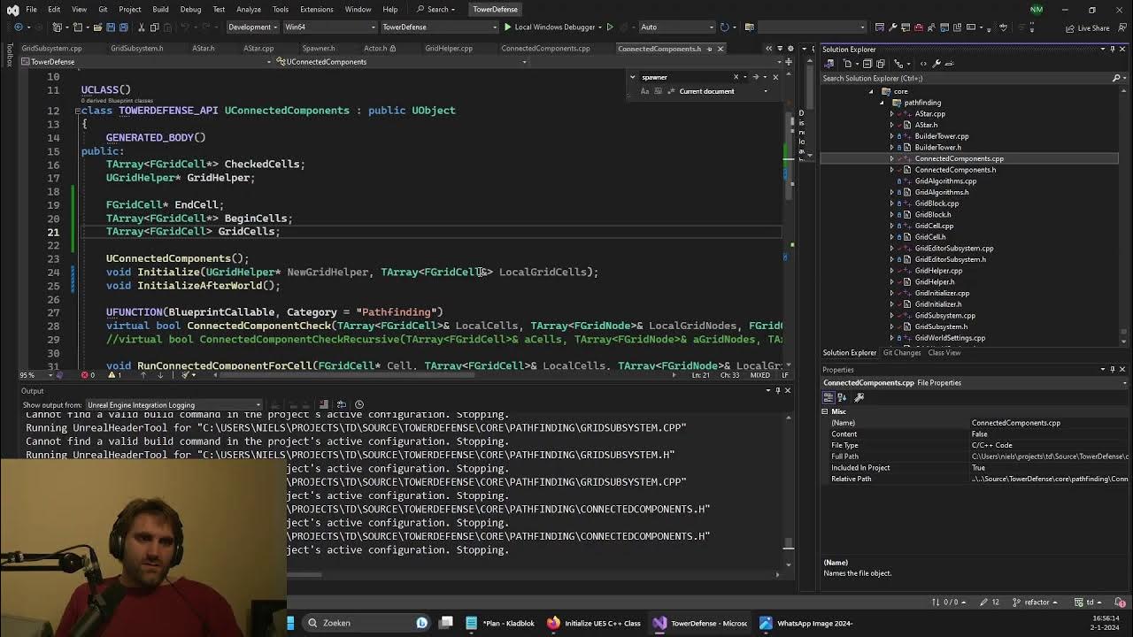 Finishing the Grid refactoring C++ | Unreal Engine | Tower Defense ...