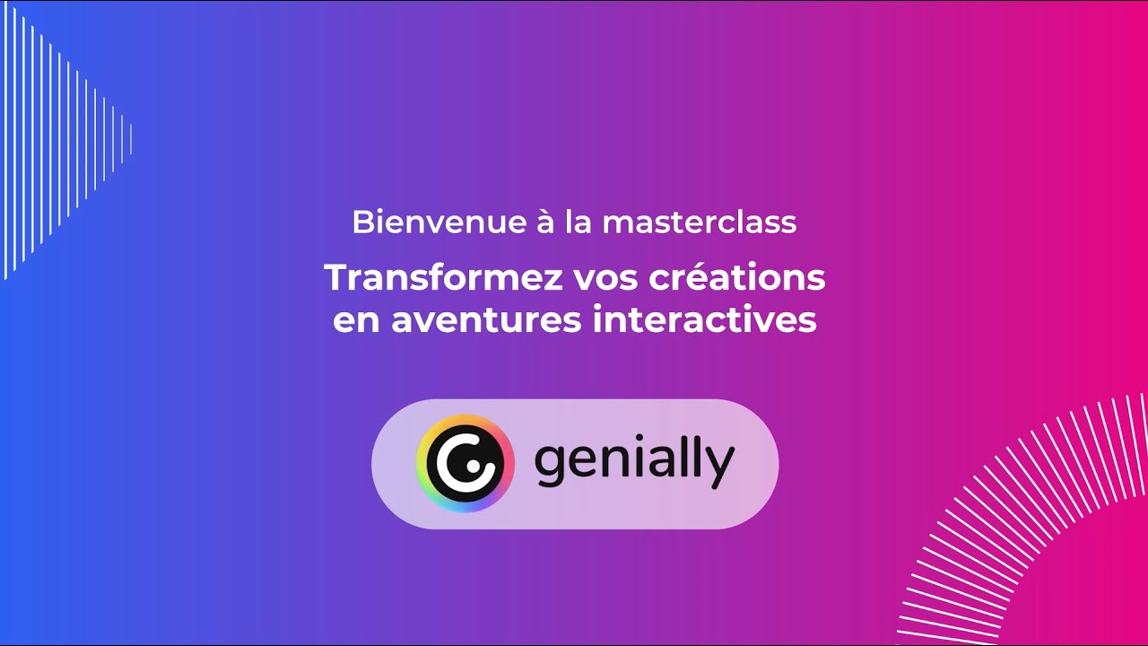 Masterclass Genially - Transformez vos créations en aventures interactives avec Genially - YouTube