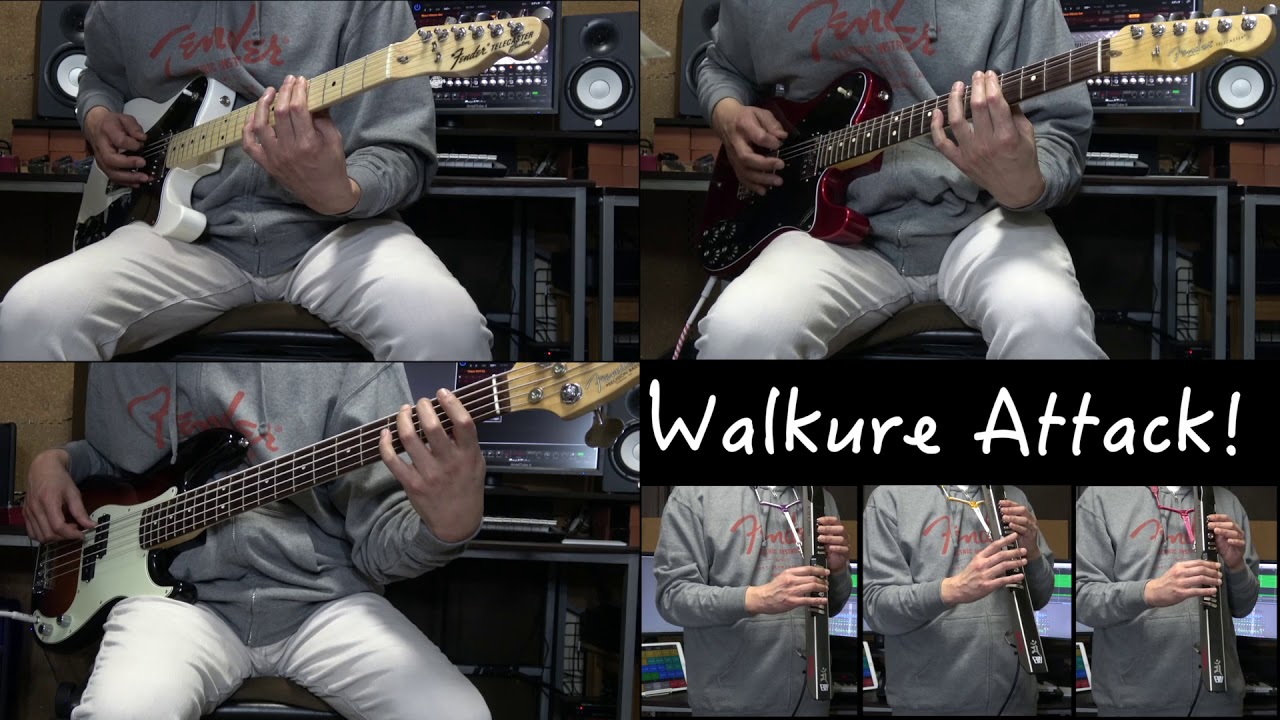 Walkure Attack EWI Guitar Bass Cover Macross Delta Walkure マクロスデルタ ...