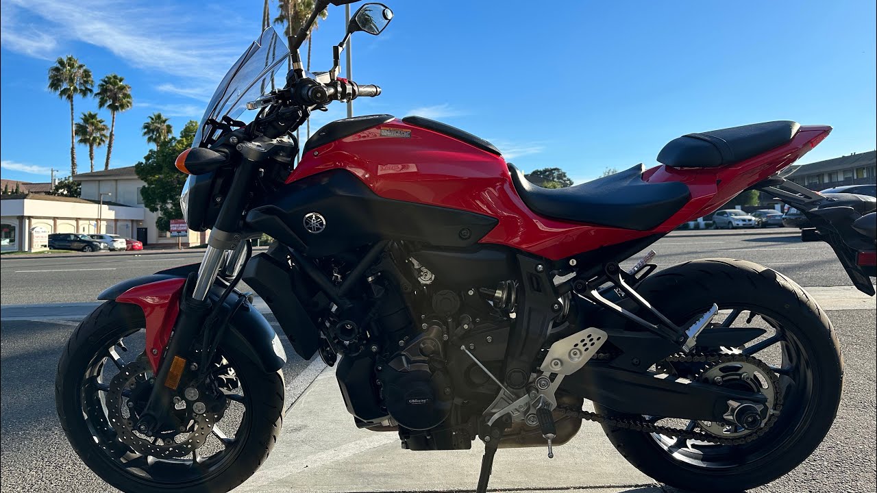2017 Yamaha FZ07 ...Very clean w Very Low miles in the Bay Area! - YouTube