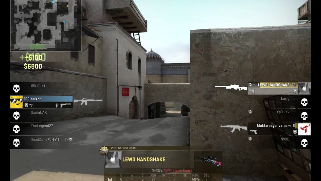 flick from ct to short dust 2 csgo - YouTube