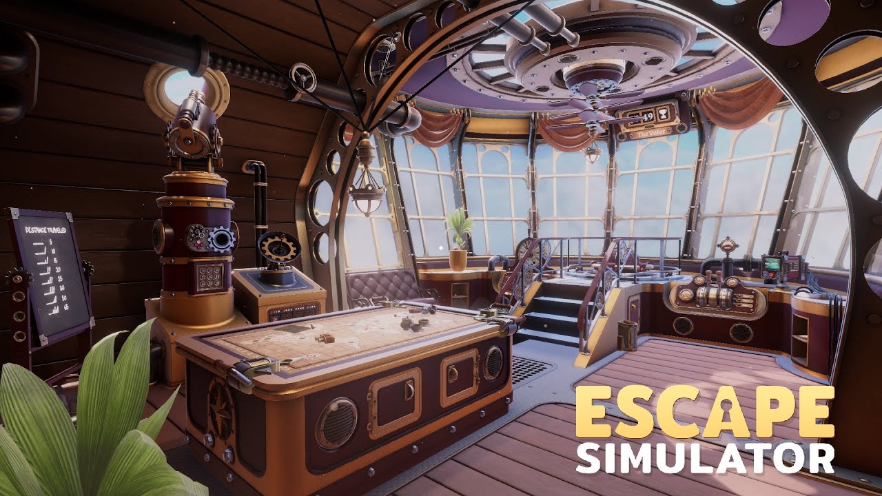 Escaping From Magic To Steam Punk Ship ~ Escape Simulator (Stream) - YouTube