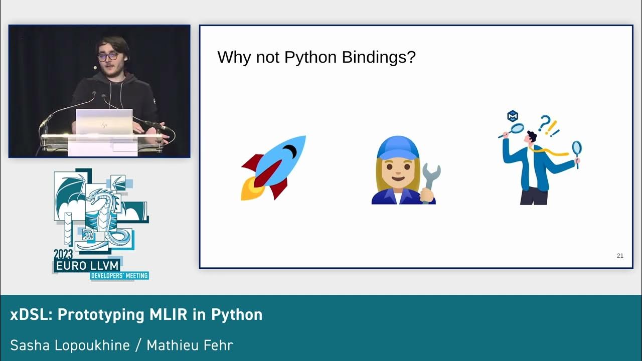 2023 EuroLLVM - Prototyping MLIR in Python - YouTube