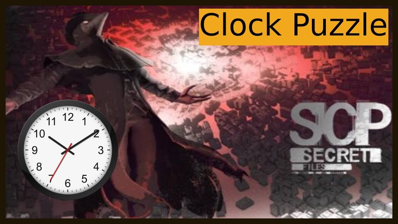SCP: Secret Files Demo - Solving the Clock Puzzle - YouTube