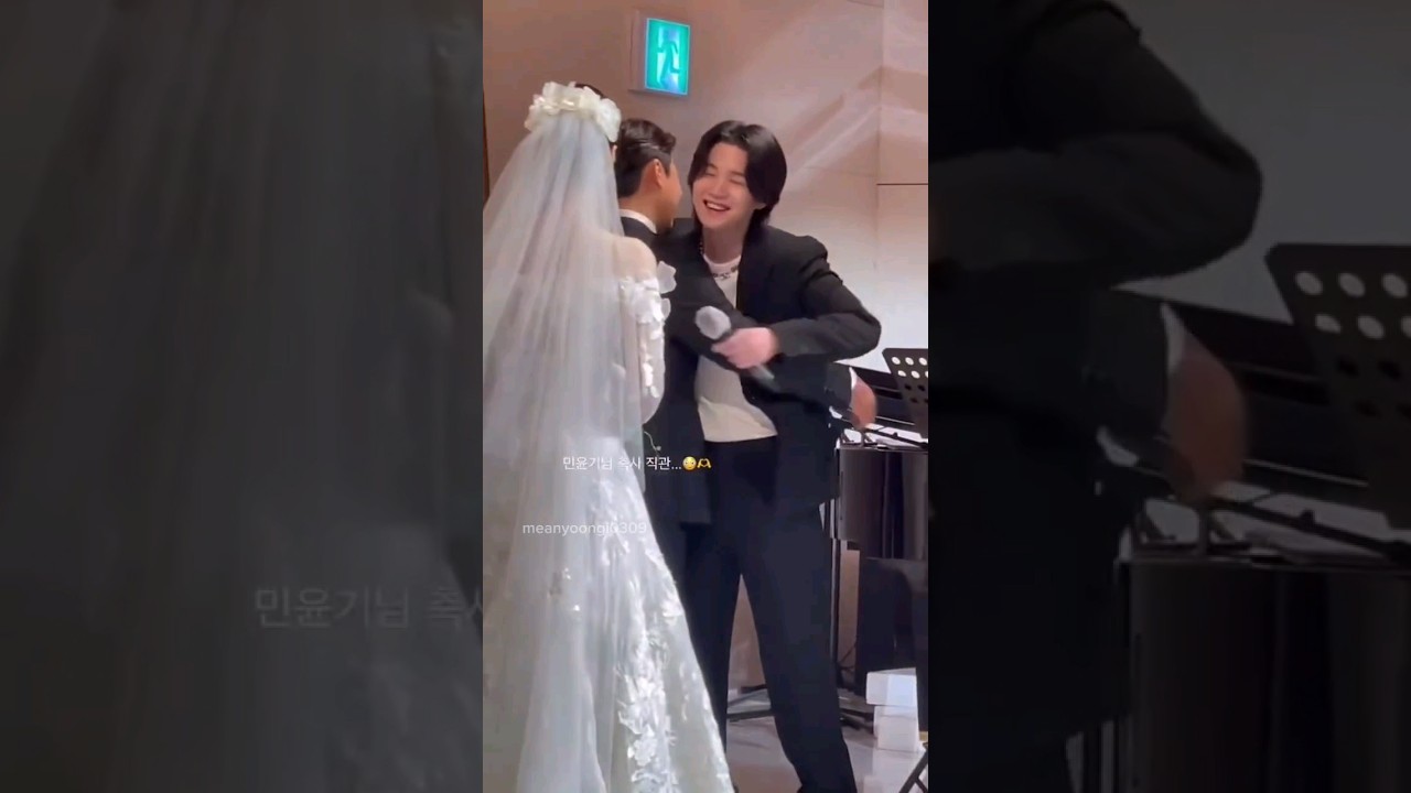 Yoongi's brother got married congratulations to the new couple such a ...