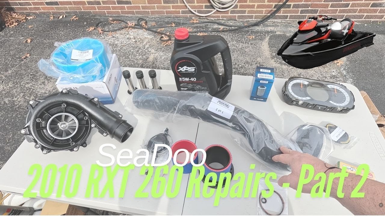 SeaDoo 2010 RXT 260 Repairs // Part 2 - YouTube