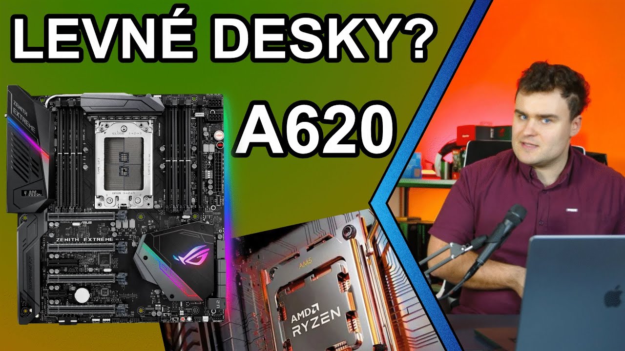 Nové levné desky pro AMD? Chipset A620 - YouTube