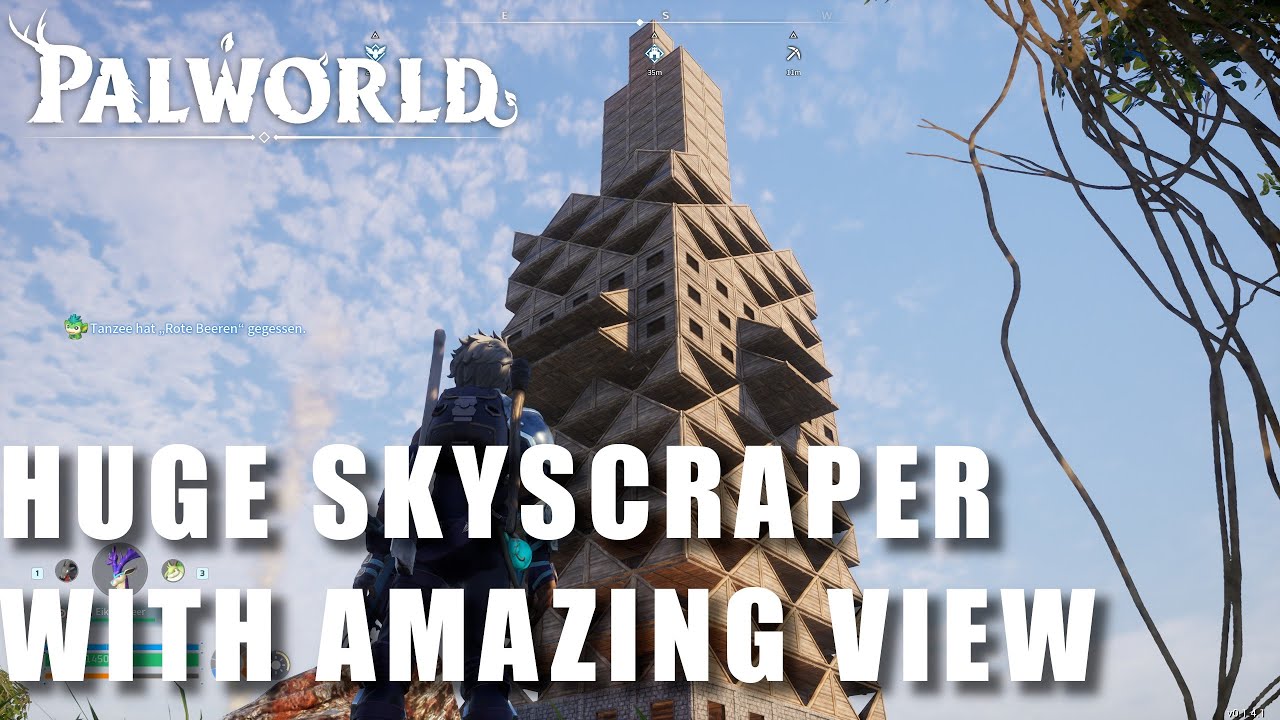 PALWORLD, Big Skyscraper with original fassade, Big Building tour ...