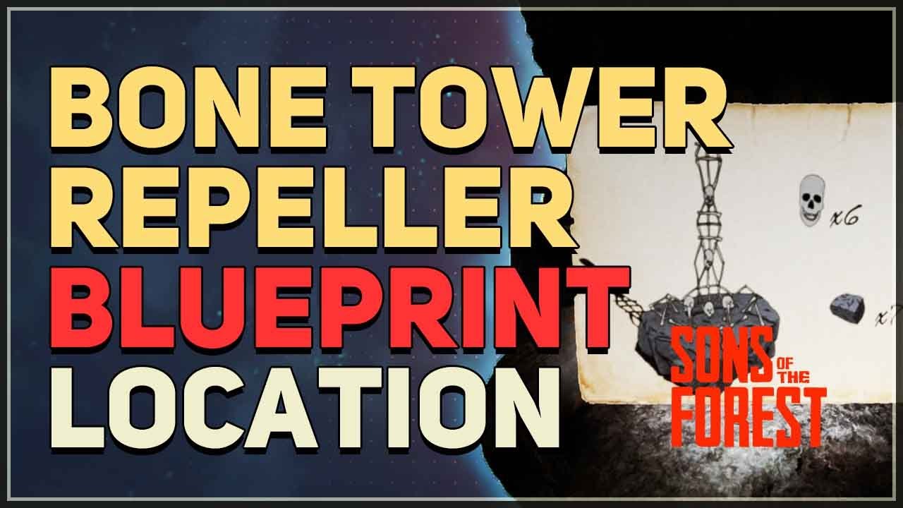 Bone Tower Repeller Blueprint Location Sons of the Forest - YouTube