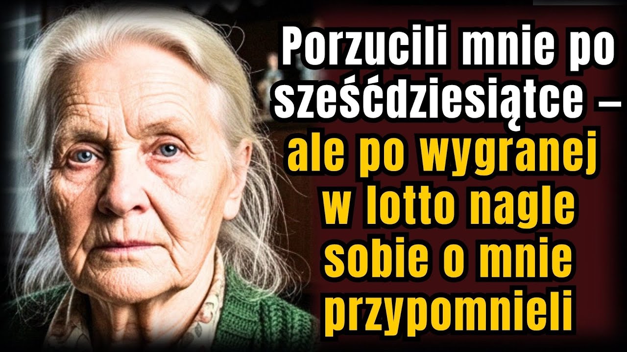 Porzucili mnie po sześćdziesiątce — ale po wygranej w lotto nagle sobie ...