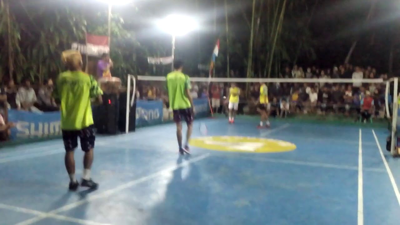 Final BADMINTON CUP GALAXI CG RUMPIN BOGOR - YouTube