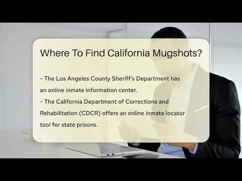 Where To Find California Mugshots? - CountyOffice.org - YouTube