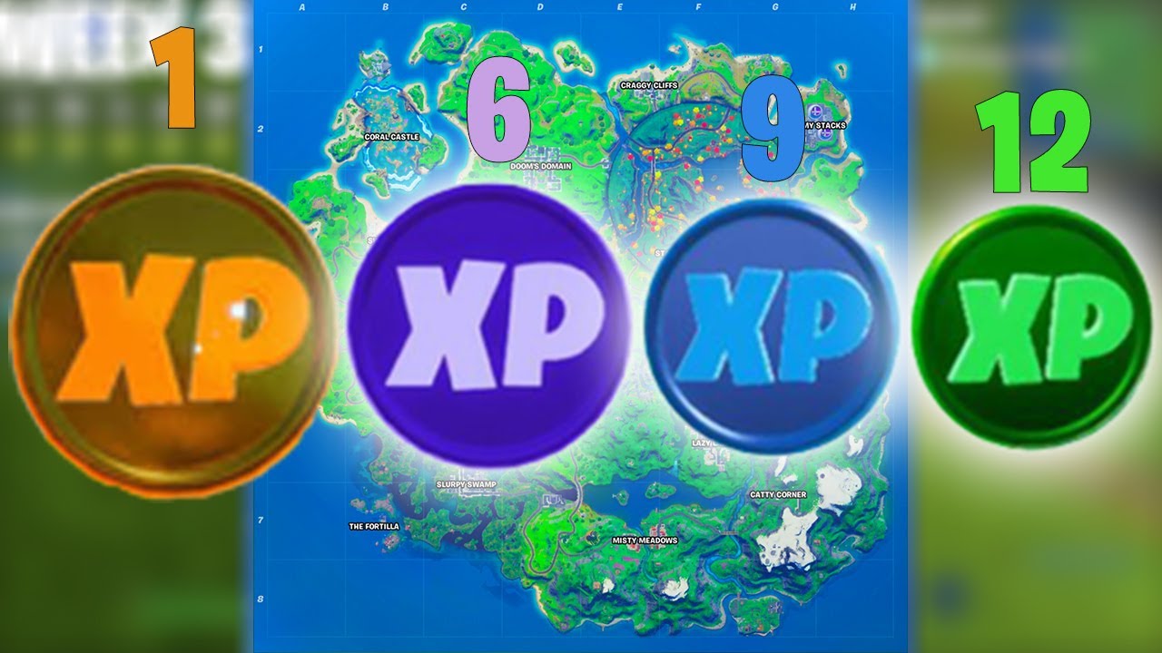 All 28 XP coins Locations - YouTube