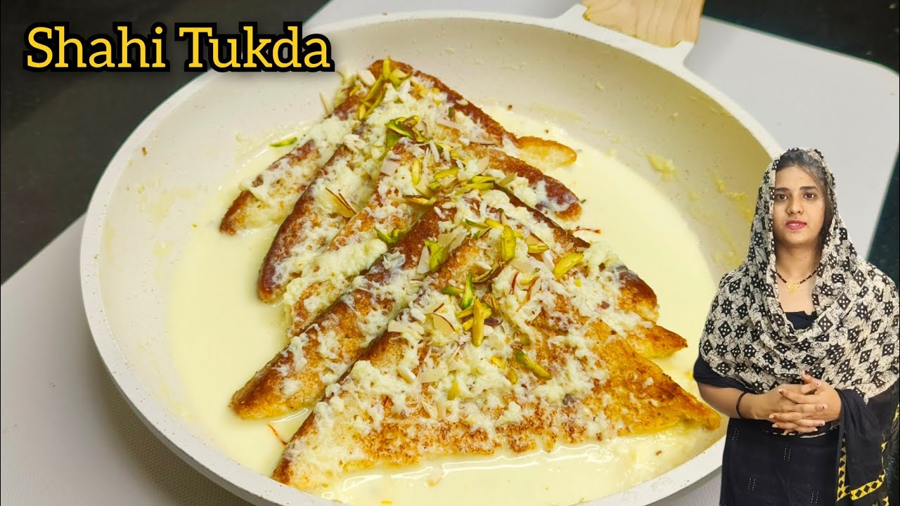 Kuch mitha khane ka man ho. Sirf 2 min me banaye Shahi Tukda Bread ...