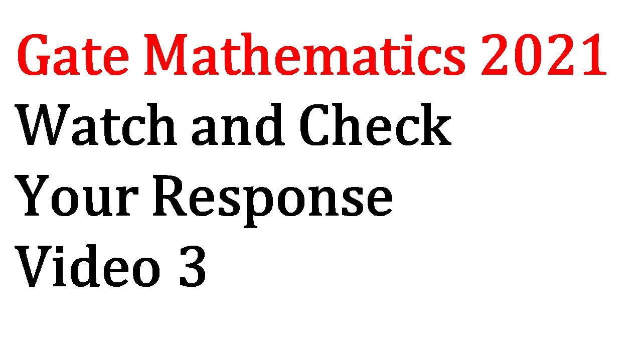 Linear Algebra Gate 2021 Mathematics Linear Transformation Rank(AB)≤min ...