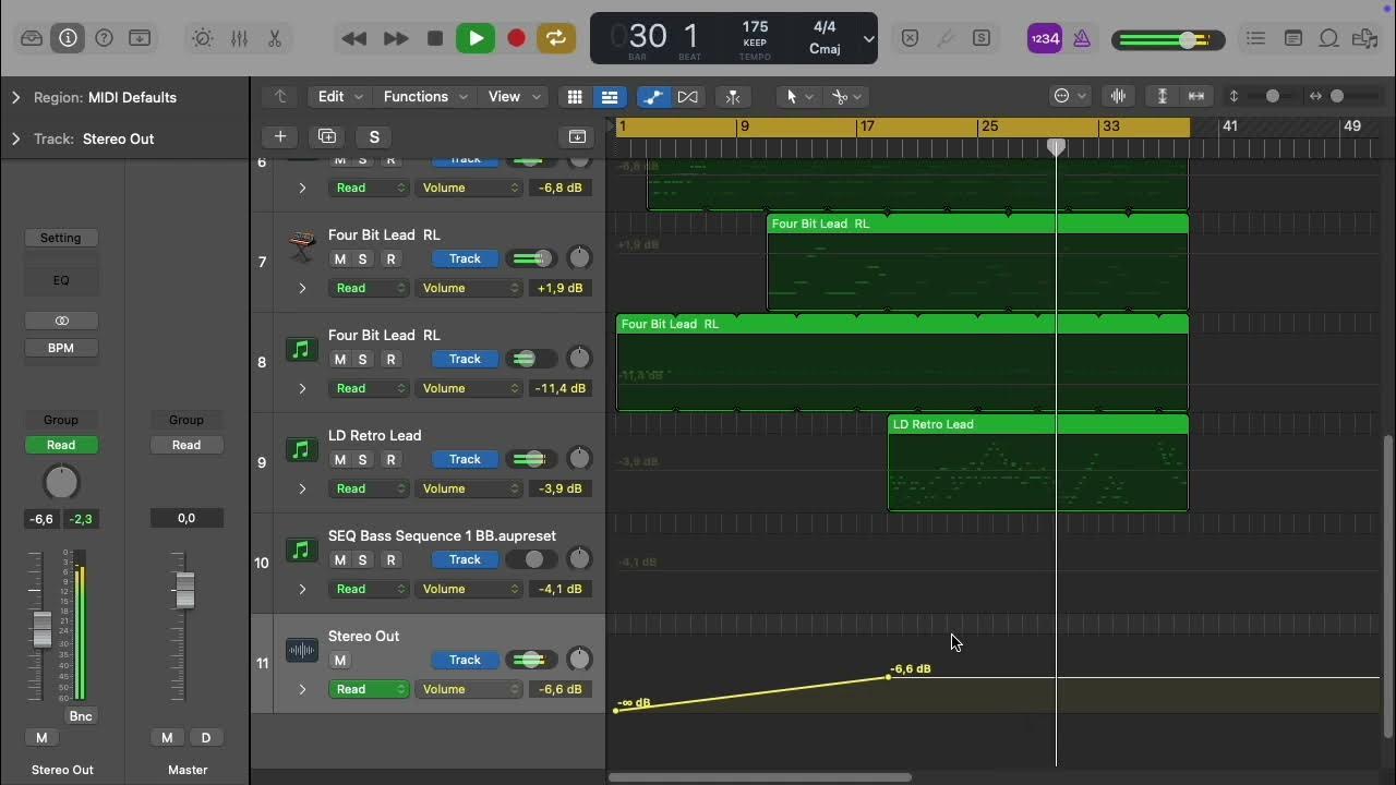 How to Fade in your track in Logic Pro X. Automation. - YouTube