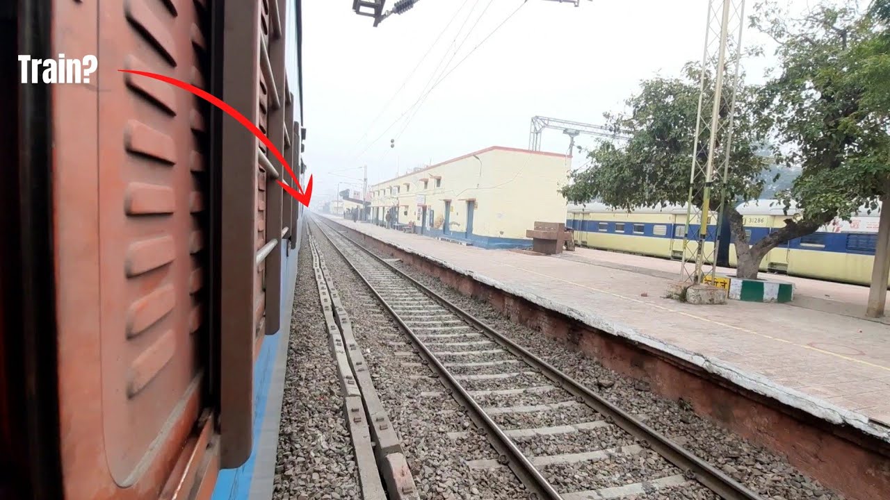 INVISIBLE Train coming out of Fog! Can you see it? - YouTube