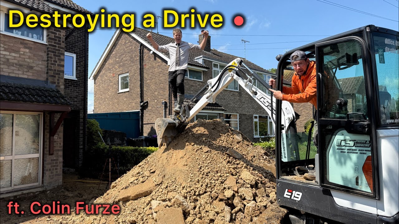 Destroying a Drive ft. Colin Furze - YouTube