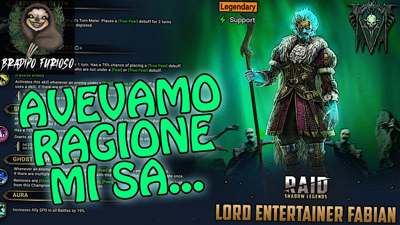 Fabian: il meta cambiera! #RAID6thAnniversary #RAIDFestivalOfCreation ...