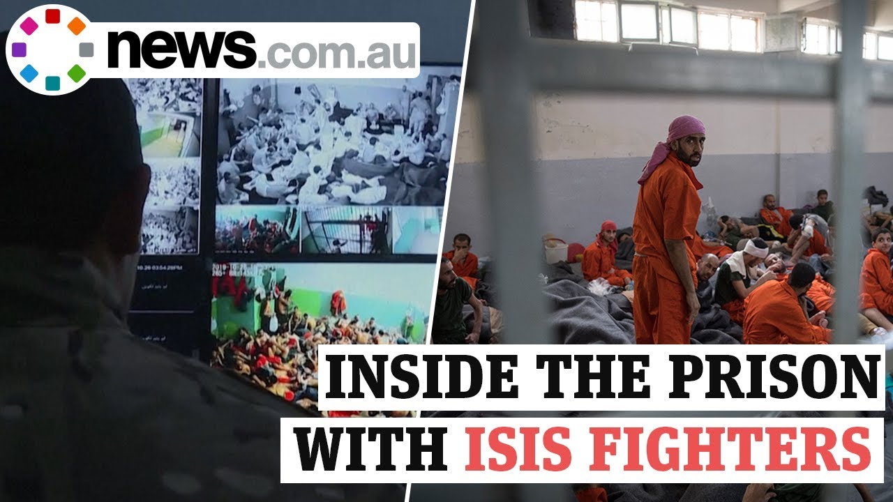 Inside the prison full of ISIS fighters - YouTube