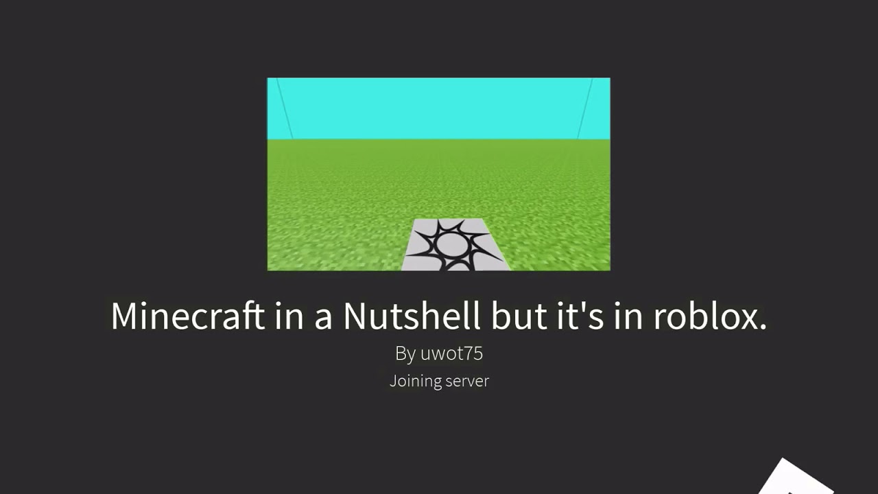 Minecraft in a nutshell! (Roblox Version) - YouTube