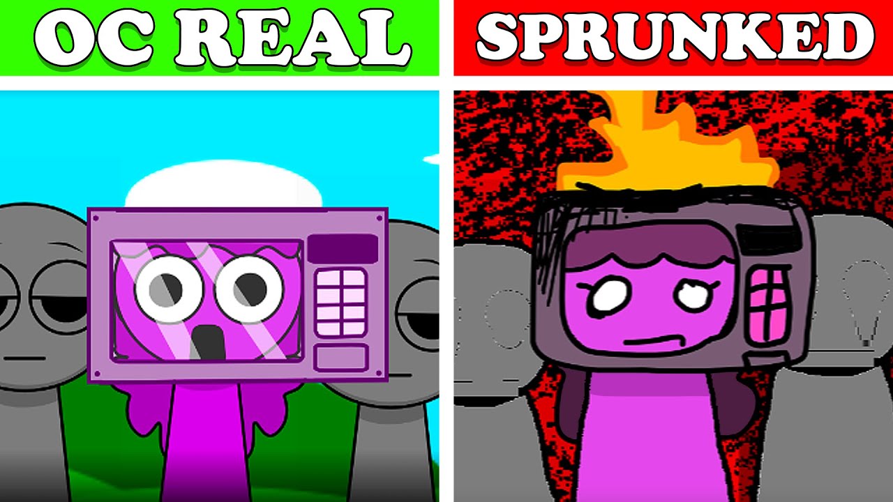 Incredibox - Sprunki | OC Sprunki VS Sprunked | Oc Real Vs Sprunked - YouTube
