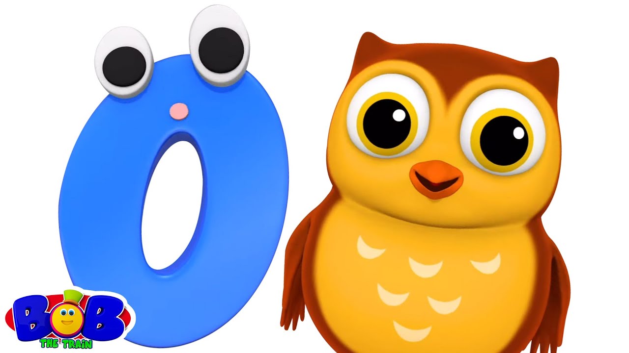 Letter O Song, O for Owl, Learning Videos for Children by Bob The Train ...