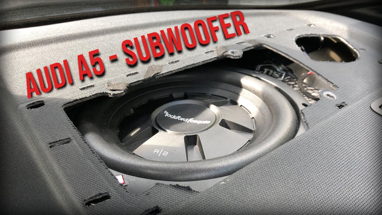 Audi A5 B8 Subwoofer Upgrade Bang Olufsen YouTube