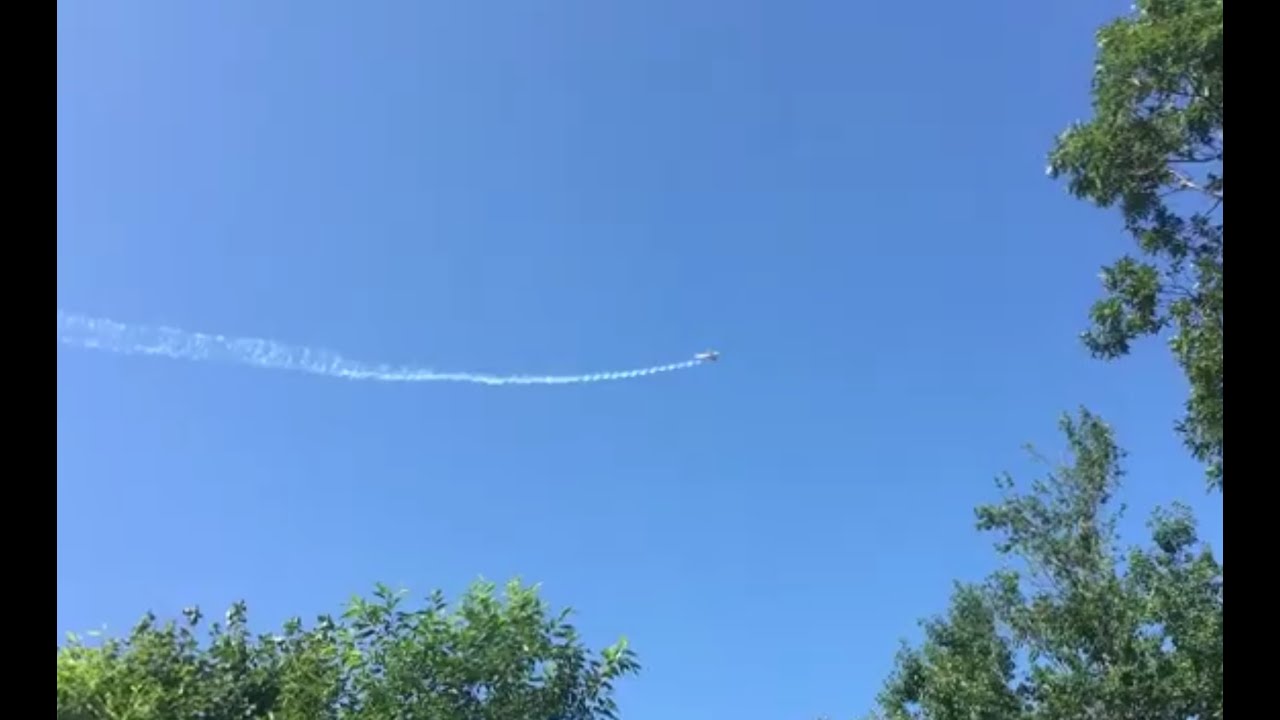 "Baby" Acro Sport Fly over and Mom's Reaction - YouTube