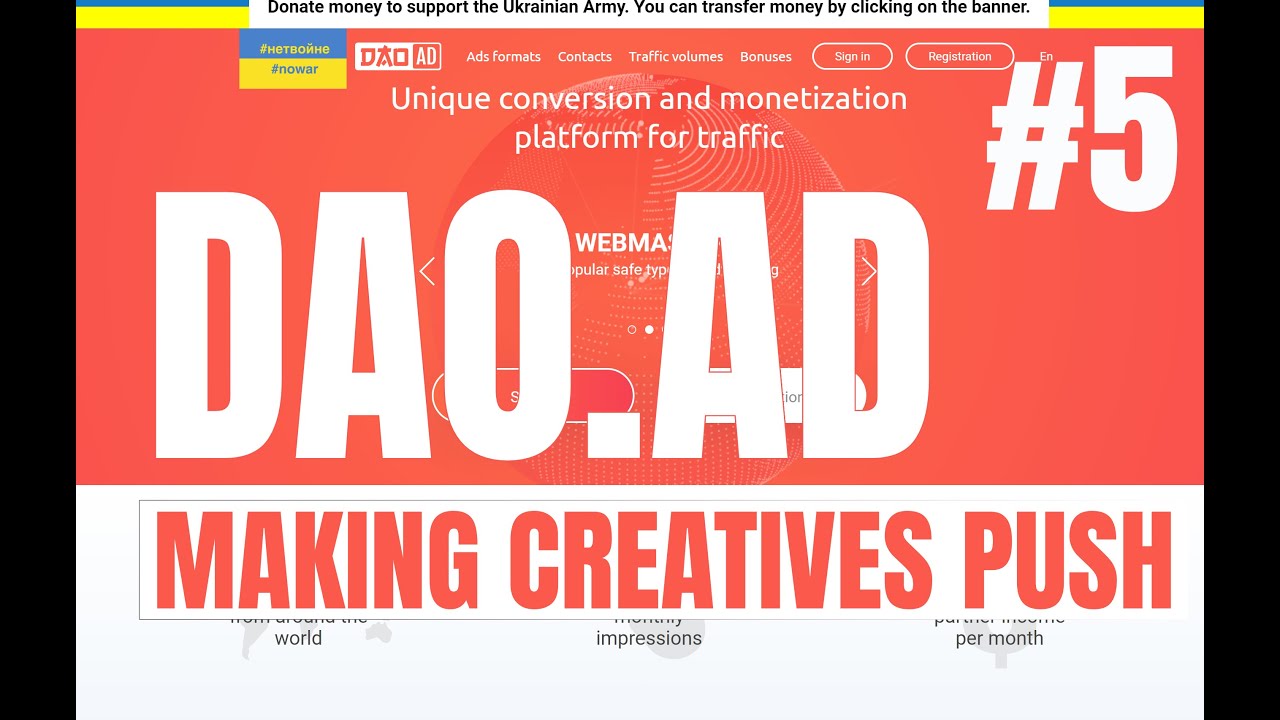HOW TO MAKE GOOD CREATIVES FOR PUSH WITH DAO.AD - YouTube
